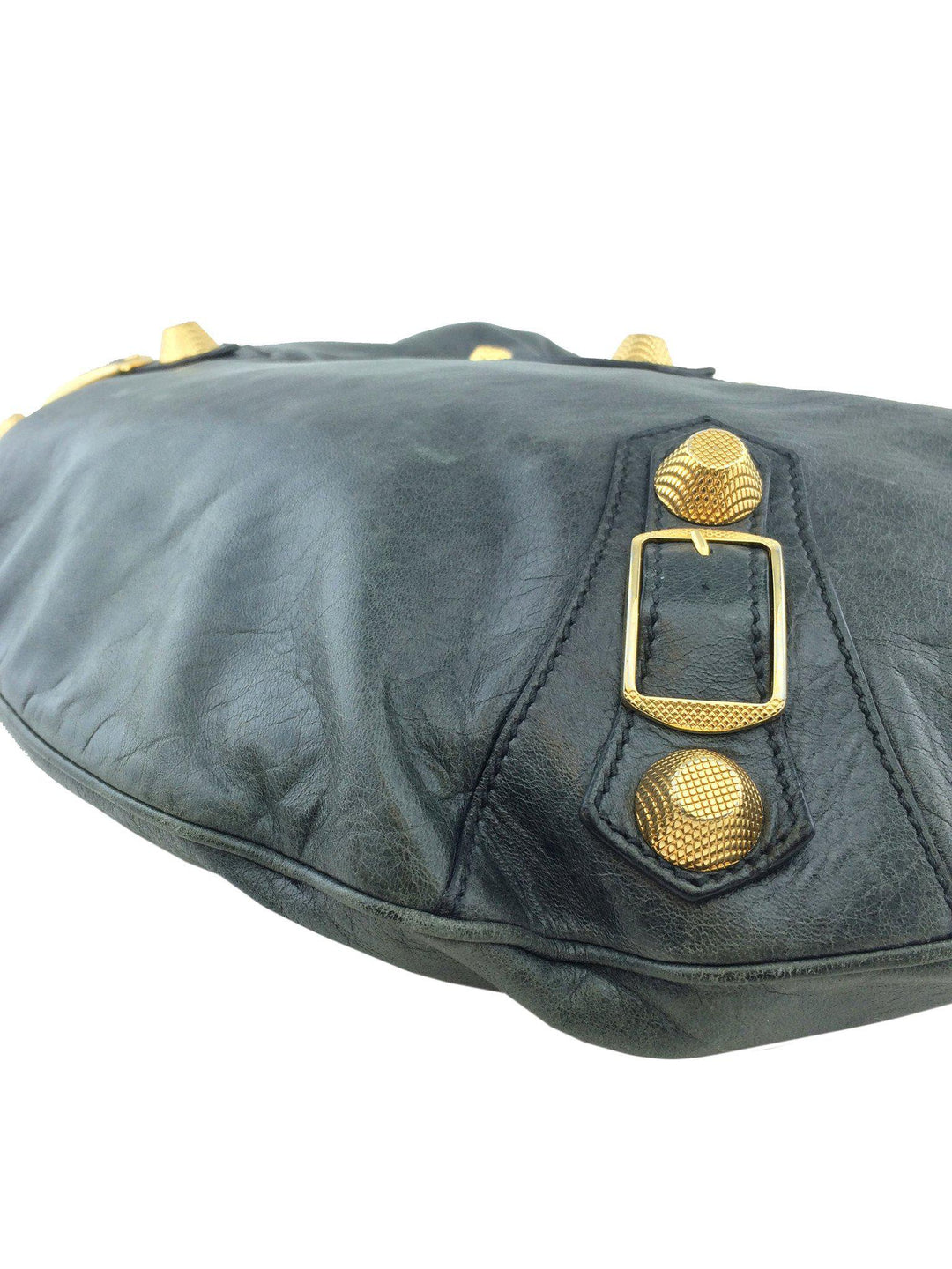 Balenciaga Chevre Giant Hardware GGH Hobo Bag - Consigned Balenciaga Chevre Giant Hardware GGH Hobo Bag - Consigned