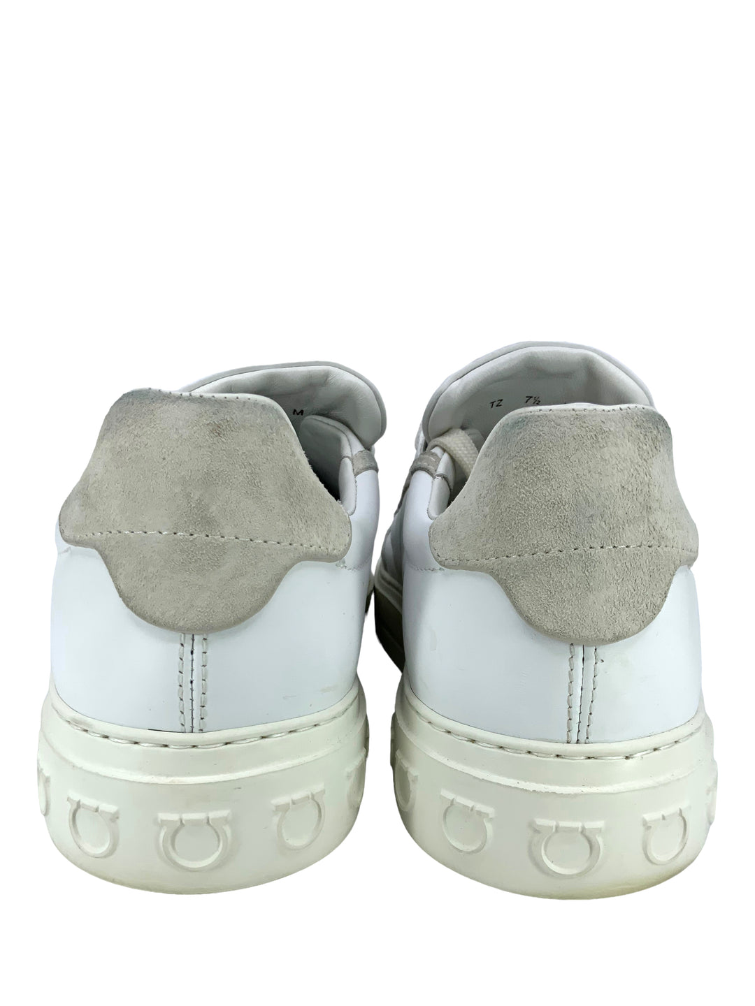 SALVATORE FERRAGAMO Borg Leather & Suede MEN'S Sneakers Size SALVATORE FERRAGAMO Borg Leather & Suede MEN'S Sneakers Size